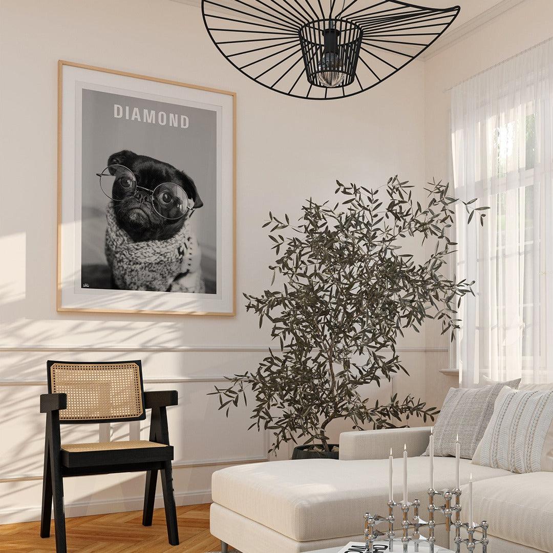 Designer Brand Pet Portrait - Crown and Paw Custom Pet Art – Crown & Paw
