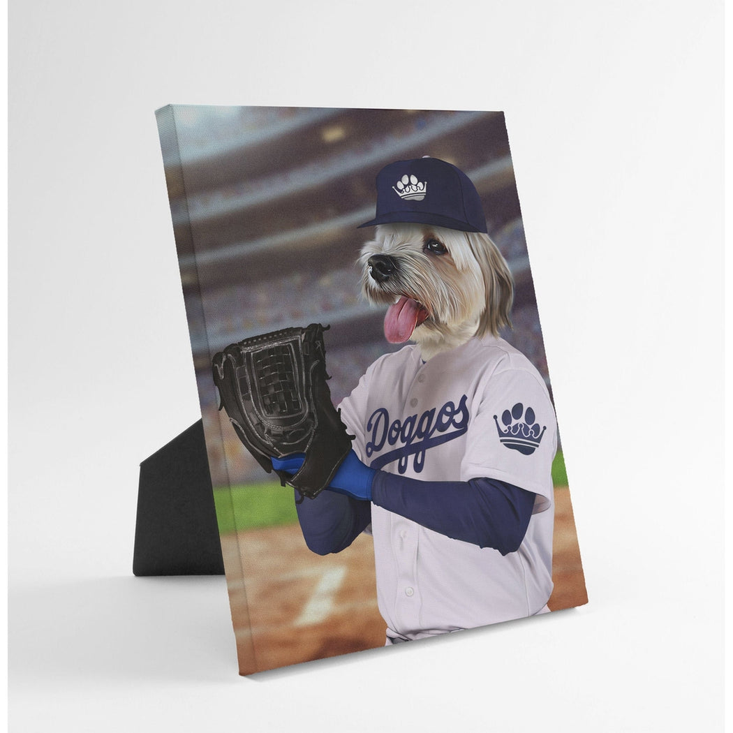 The LA Doggos | Custom Standing Canvas | Crown And Paw – Crown & Paw